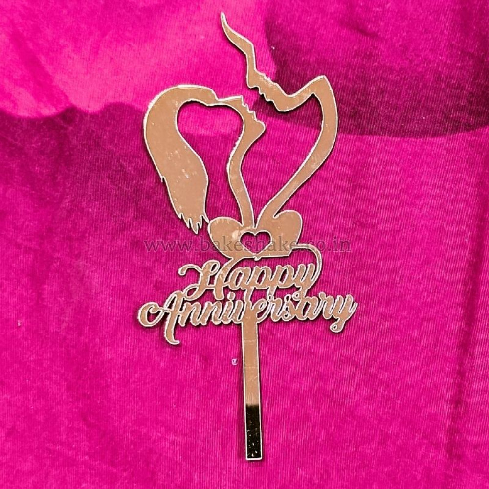 Happy Anniversary Acrylic Cake Topper (ACT-89)